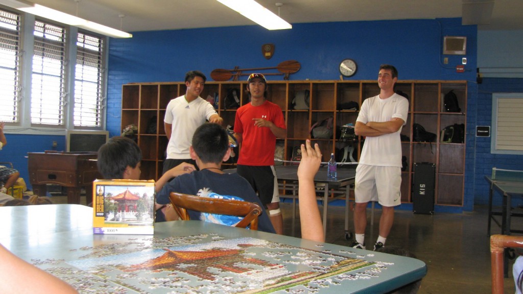 Kailua Inter Mediate school 写真追加 | プロテニスプレイヤー佐藤文平 オフィシャルブログ